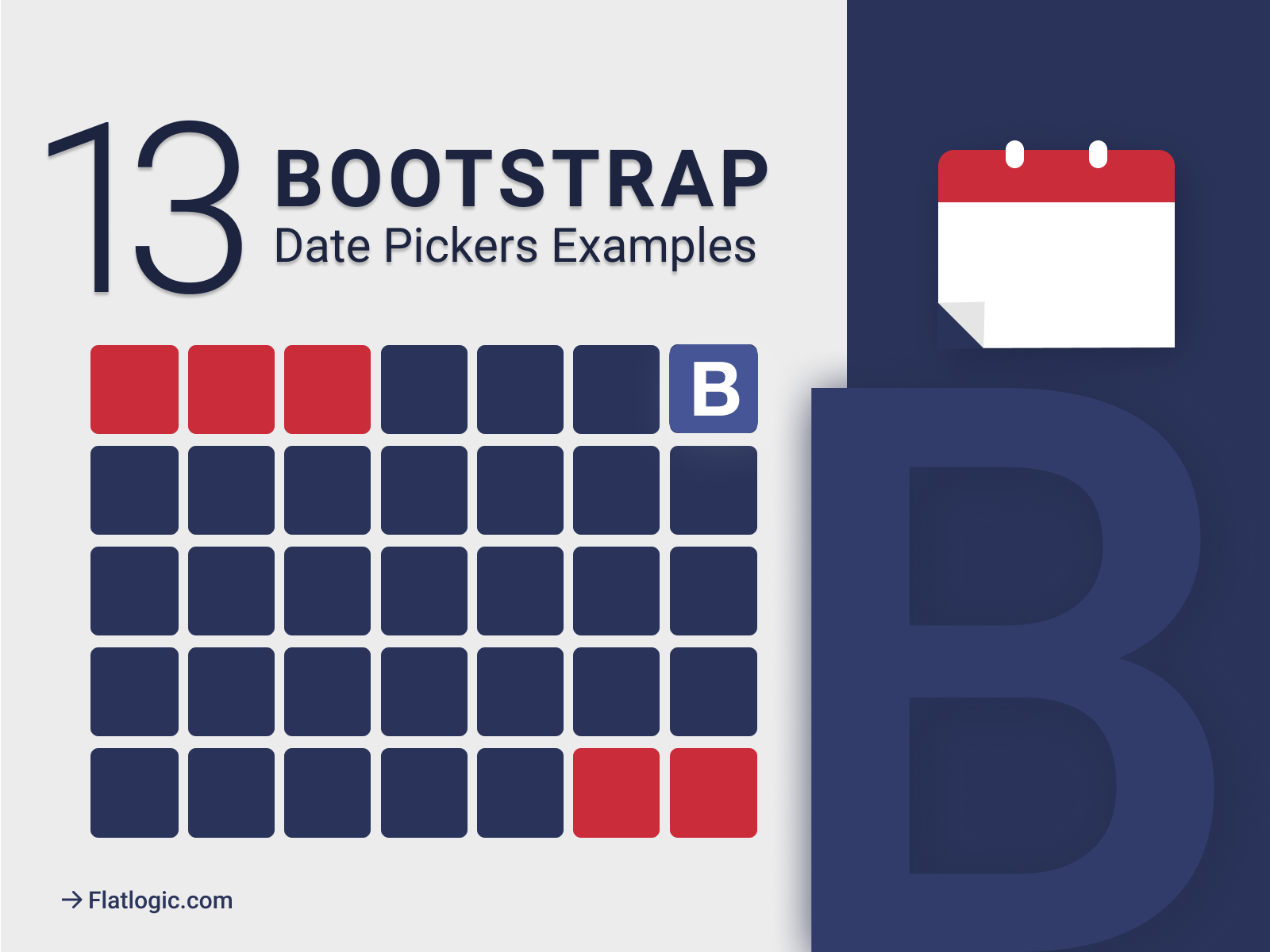 13 Bootstrap Date Pickers Examples - Flatlogic Blog